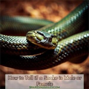 Determining Snake Sex: Tail Characteristics, Probing Method, Popping ...