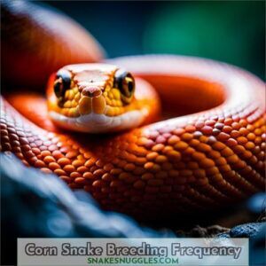 Corn Snakes Lay Eggs 1-3 Times Per Year with Optimal Breeding Conditions