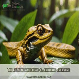 Golden Lancehead - Venomous Treasure of Brazil's Snake Island