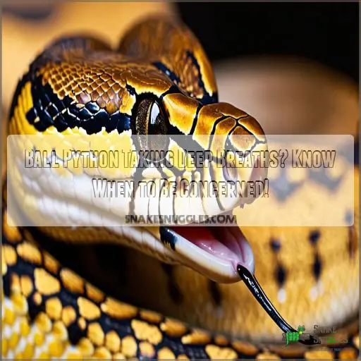 Ball Python Taking Deep Breaths? Know When to Be Concerned!