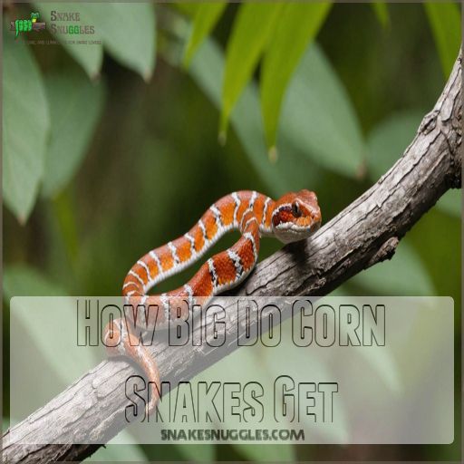 Corn Snake Size Chart: Growth, Average Size & Key Factors
