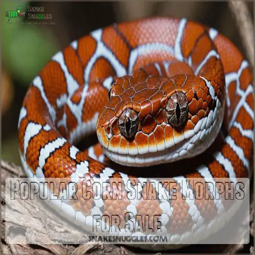 Corn Snake Morphs for Sale: Stunning Varieties and Traits