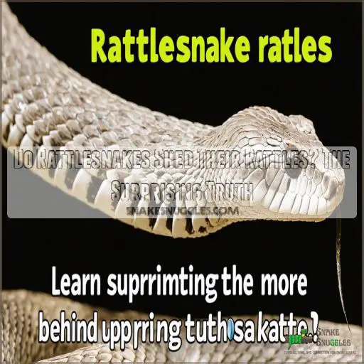Do Rattlesnakes Shed Their Rattles? The Surprising Truth
