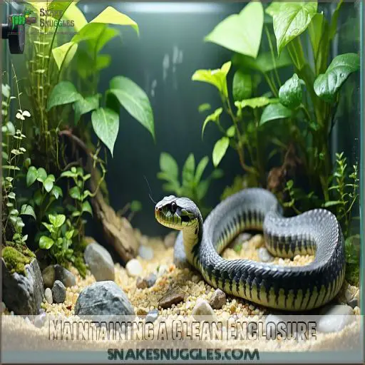 Snake Enclosure Cleanliness: Pro Tips for a Healthy Habitat Now!