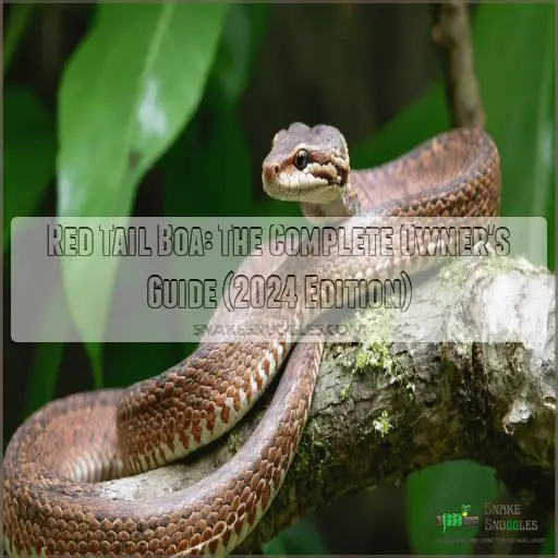 Red Tail Boa: The Complete Owner's Guide (2024 Edition)