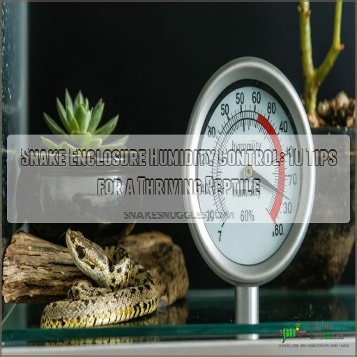 Snake Enclosure Humidity Control: 10 Tips for a Thriving Reptile
