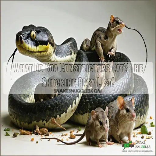 What Do Boa Constrictors Eat? The Shocking Prey List!