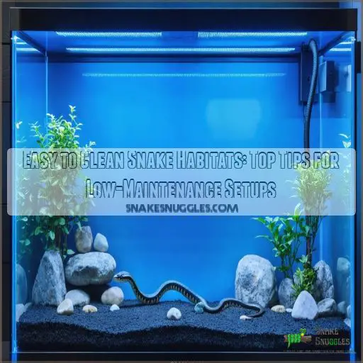 Easy to Clean Snake Habitats: Top Tips for Low-Maintenance Setups
