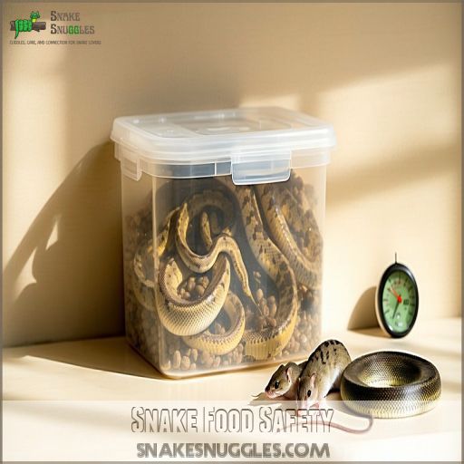 Snake Food Storage Tips: Prevent Spoilage and Keep Food Fresh