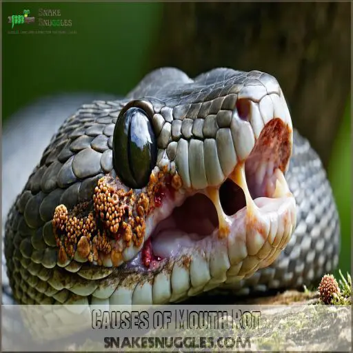 Identify and Treat Snake Mouth Rot: Symptoms, Causes, and Prevention