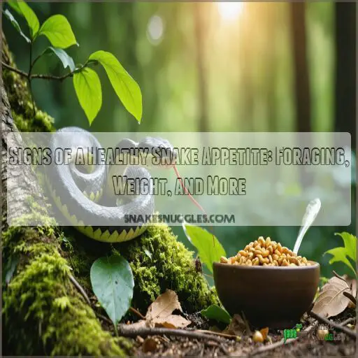 Signs of a Healthy Snake Appetite: Foraging, Weight, and More