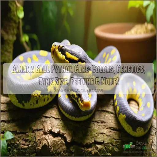 Banana Ball Python Care: Colors, Genetics, Tank Size, Feeding & More!