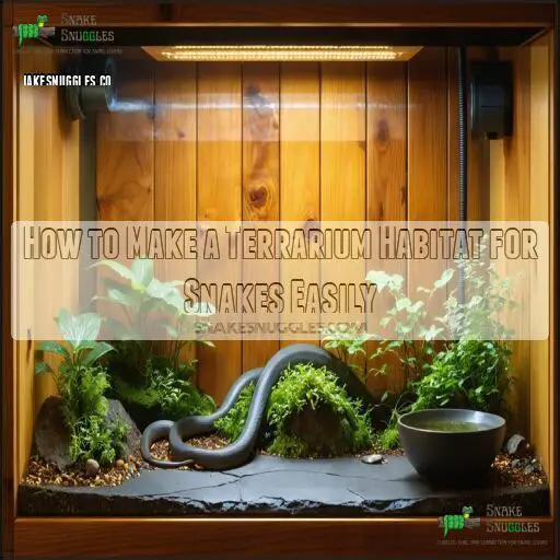How to Make a Terrarium Habitat for Snakes Easily