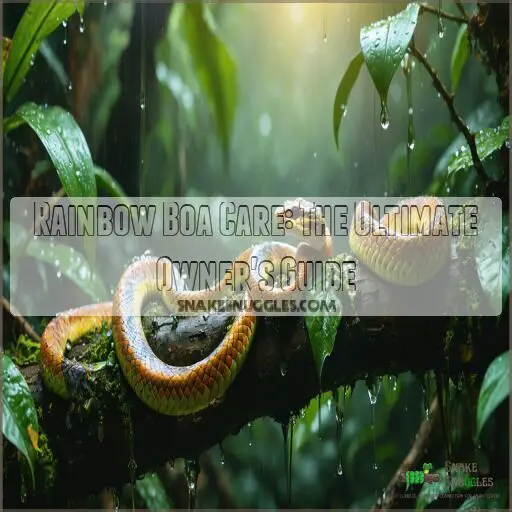 Rainbow Boa Care: The Ultimate Owner's Guide