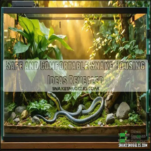 Safe and Comfortable Snake Housing Ideas Revealed