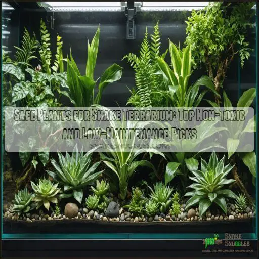 Safe Plants for Snake Terrarium: Top Non-Toxic and Low-Maintenance Picks