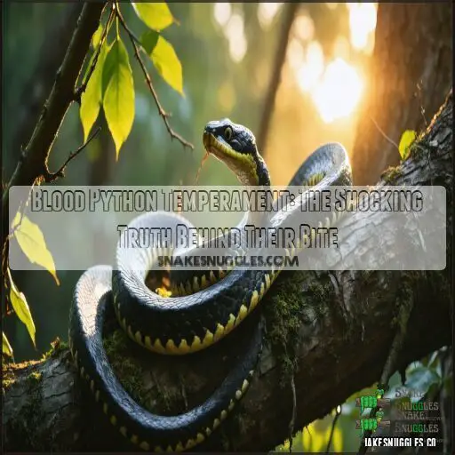 Blood Python Temperament: The Shocking Truth Behind Their Bite