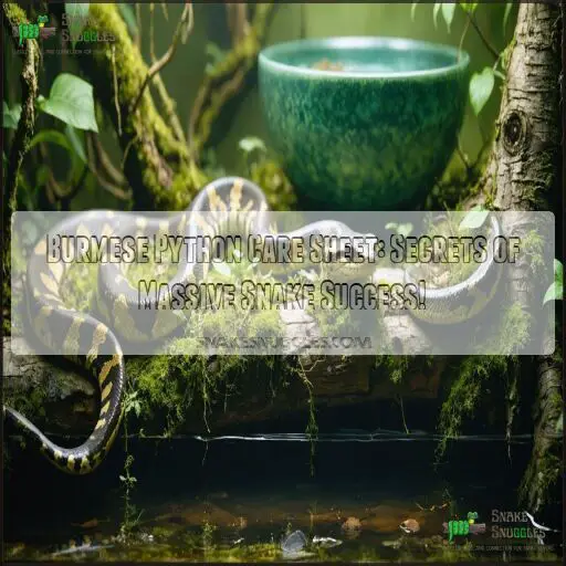 Burmese Python Care Sheet: Secrets of Massive Snake Success!