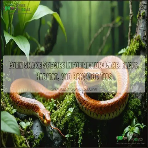 Corn Snake Species Information: Care, Facts, Habitat, and Behavior Tips