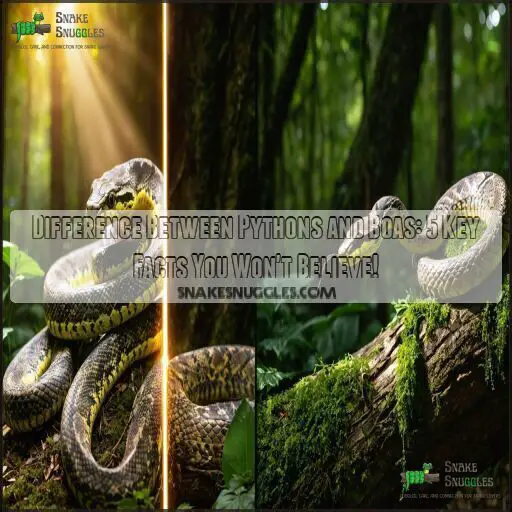 Difference Between Pythons and Boas: 5 Key Facts You Won't Believe!