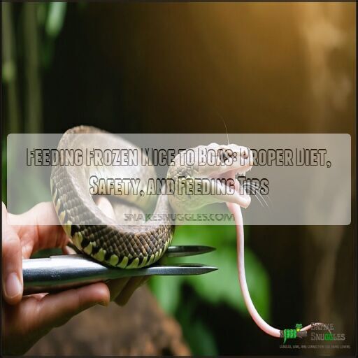 Feeding Frozen Mice to Boas: Proper Diet, Safety, and Feeding Tips