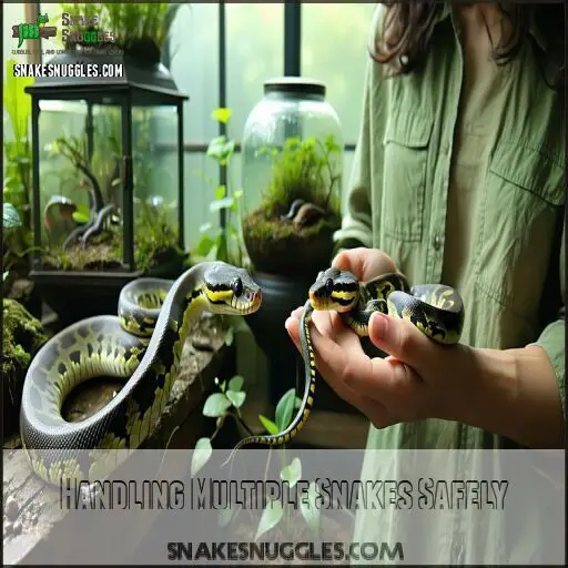 Tips for Handling Multiple Pet Snakes: Safe Bonding Secrets Revealed!