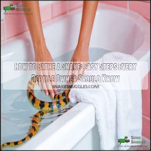 How to Bathe a Snake: Easy Steps Every Reptile Owner Should Know