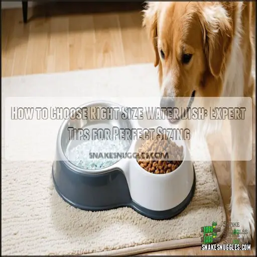 How to Choose Right Size Water Dish: Expert Tips for Perfect Sizing