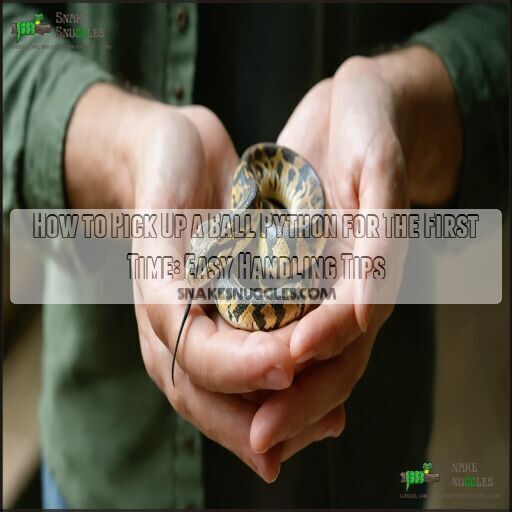 How to Pick Up a Ball Python for The First Time: Easy Handling Tips