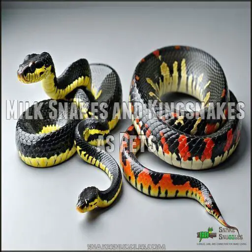 Milk Snakes Vs Kingsnakes: Key Differences in Size, Color, and Behavior