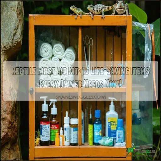 Reptile First Aid Kit: 15 Life-Saving Items Every Owner Needs Now!