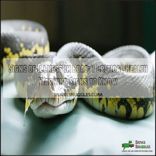Signs of Illness in Boas: 7 Critical Health Warning Signs to Know