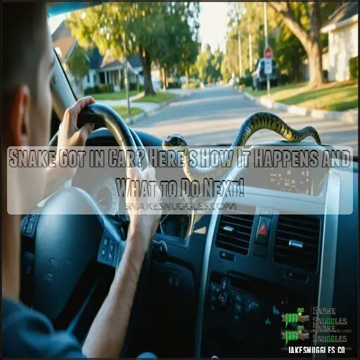 Snake Got in Car? Here's How It Happens and What to Do Next!