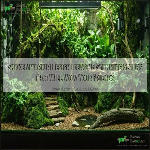 Snake Vivarium Design Ideas: 15 Stunning Setups That Will Wow Your Friends