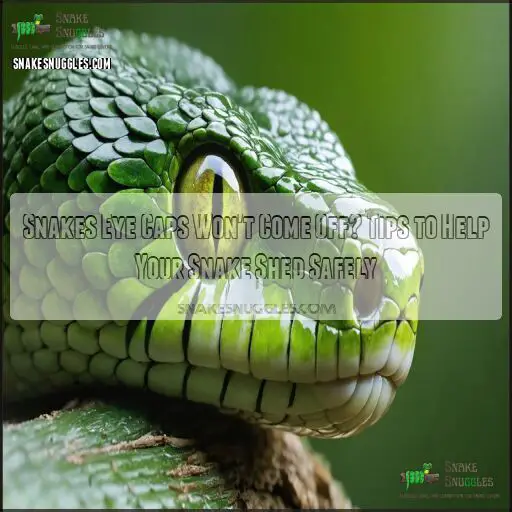 Snakes Eye Caps Won't Come Off? Tips to Help Your Snake Shed Safely