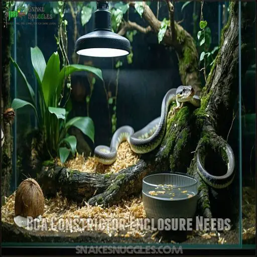 Housing Requirements for Boa Constrictors: Expert Care and Setup Guide