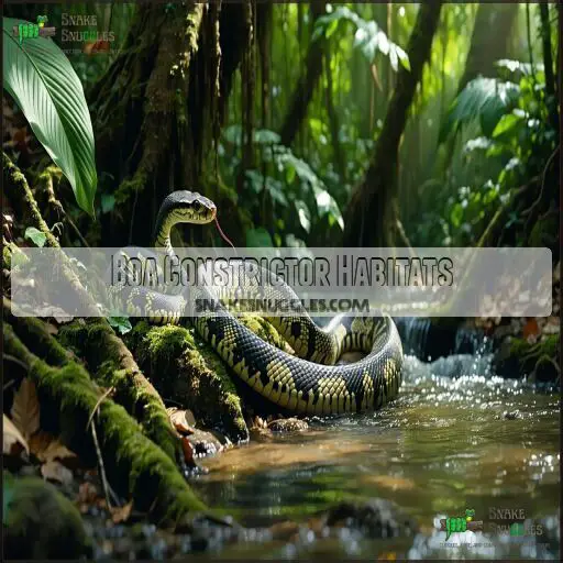 Natural Habitat of Boa Constrictors: 7 Surprising Places They Call Home