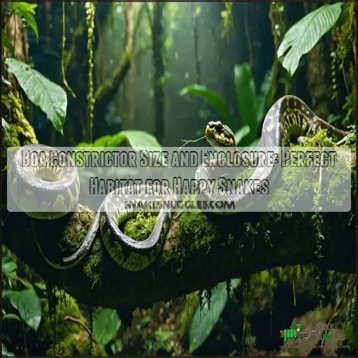 Boa Constrictor Size and Enclosure: Perfect Habitat for Happy Snakes