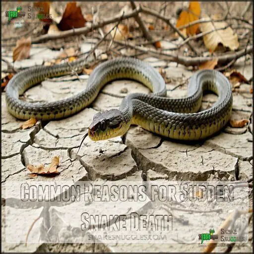 Why Did My Snake Die Suddenly? Top Causes and Warning Signs Explained