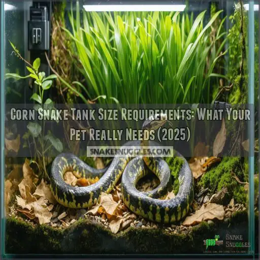 Corn Snake Tank Size Requirements: What Your Pet Really Needs (2025)