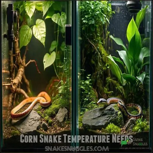 Corn Snake Temperature Gradient Guide: Ideal Temps & Heating Tips