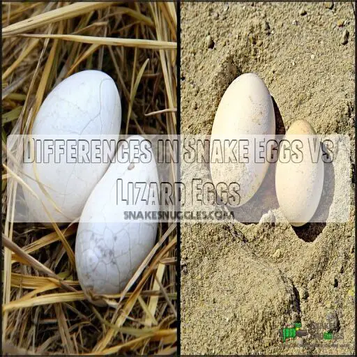 Snake Eggs Vs Lizard Eggs: Key Differences in Size, Shape, and Color