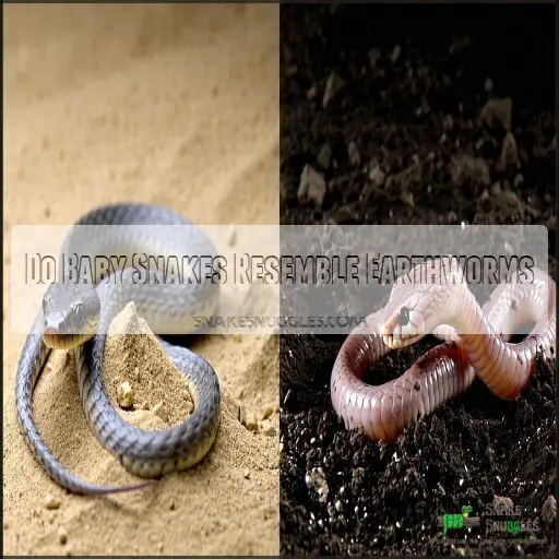 Do Baby Snakes Look Like Earthworms? Key Differences Explained