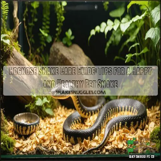 Hognose Snake Care Guide: Tips for a Happy and Healthy Pet Snake