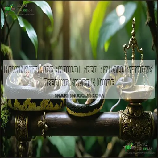 How Many Mice Should I Feed My Ball Python? Feeding Chart & Guide