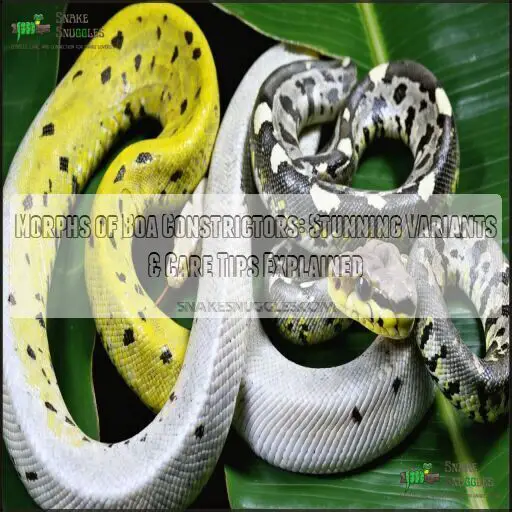 Morphs of Boa Constrictors: Stunning Variants & Care Tips Explained