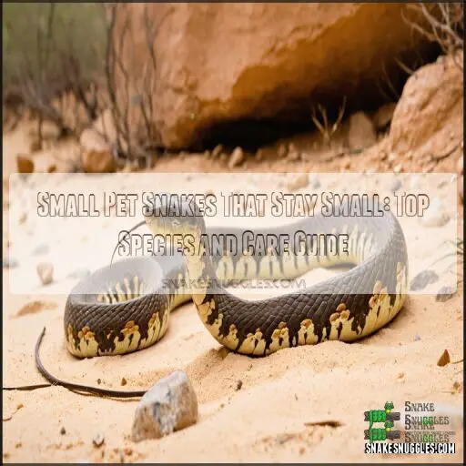 Small Pet Snakes That Stay Small: Top Species and Care Guide