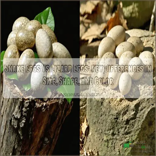 Snake Eggs Vs Lizard Eggs: Key Differences in Size, Shape, and Color