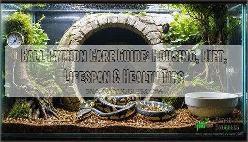 Ball Python Care Guide: Housing, Diet, Lifespan & Health Tips
