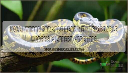 Ball Python for Sale Near Me - Affordable Morphs & Expert Care Tips